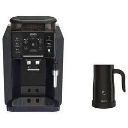 Krups Kaffeevollautomat "EA910B.23 Sensation Milk Bundle", schwarz, B:24cm H:36,4cm T:34,6cm, Kaffeevollautomaten, mit Krups Milchaufsch&auml;umer im Wert von UVP 79,99, Kaffeevollautomat, Topseller