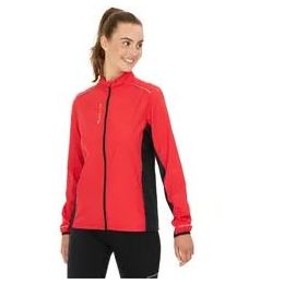 Laufjacke ELITE LAB "Shell X1 Elite", Gr. 36, rot, 100% Polyester, unifarben, normal, hoch geschlossener Ausschnitt, Jacken, mit wasser- und winddichtem Komfort