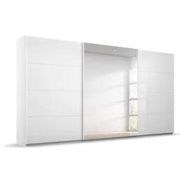 Schwebet&uuml;renschrank Rauch "Kleiderschrank Schrank Garderobe W&auml;scheschrank Ankleide OTELI", wei&szlig; (wei&szlig;, hochglanz wei&szlig;), B:360cm H:229cm T:68cm, Holzwerkstoff, Schr&auml;nke, Schwebet&uuml;renschrank, mit Spiegel, schlichte Dekor- oder Hochglanz-Front MADE IN GERMANY