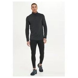 Lauftights ELITE LAB "Run Elite X1", Herren, Gr. XL, US-Gr&ouml;&szlig;en, schwarz, 90% Polyester, 10% Elasthan, unifarben, lang, Hosen, mit sch&uuml;tzenden Windblocker-Eins&auml;tzen
