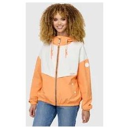 Outdoorjacke Marikoo "Liubkaa", Damen, Gr. L, orange (apricot sorbet), Obermaterial: 100% Polyester; Innenseite: 65% Polyester, 35% Baumwolle; Futter: 100% Polyester, elastischer Bund mit innenliegendem Gummizug, Jacken Outdoorjacke, mit Kapuze