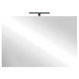 Badspiegel Welltime "Neutral", transparent, B:80cm H:75cm T:3cm, Spiegelglas, Spiegel, Badspiegel, Spiegel mit Beleuchtung LED, Breite 80, H&ouml;he 75 cm