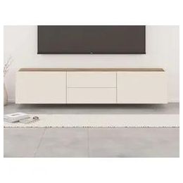 TV-Board OTTO HOME "Sky45", beige (cashmere farbe), B:206cm H:56cm T:47cm, Holzwerkstoff, MDF, Sideboards, TV-Board, Lackiert mit wasserbasiertem UV-Lack