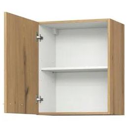 H&auml;ngeschrank KOCHSTATION "KS-Trea O50-60", braun (eiche astig), B:50cm H:60cm T:35cm, Schr&auml;nke, H&auml;ngeschrank, inklusive Einlegeboden, Breite 50 cm, H&ouml;he 60 cm
