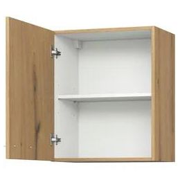 H&auml;ngeschrank KOCHSTATION "KS-Trea O60-60", braun (eiche astig), B:60cm H:60cm T:35cm, Schr&auml;nke, H&auml;ngeschrank, inklusive Einlegeboden, Breite 60 cm, H&ouml;he 60 cm