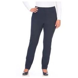 Schlupfhose KjBRAND "Susie sensitive reduced", Damen, Gr. 46 (23), K-Gr, blau (marine), Web, Obermaterial: 75% Polyamid, 25% Elasthan, figurbetont lang, Hosen Schlupfhose, Sommerhose atmumgsaktiv