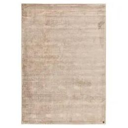 Teppich Tom Tailor HOME "Shine uni" Gr. 6, beige, B:190cm H:8mm L:290cm, Viskose, Teppiche, Teppich, Handweb Teppich, 100% Viskose, handgewebt, mit elegantem Schimmer