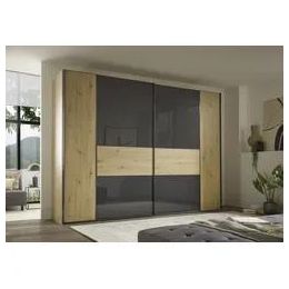 Schwebet&uuml;renschrank STAUD "Sonett 321G, Made in Germany", eiche, anthr, B:270cm H:240cm T:68cm, Holzwerkstoff, Schr&auml;nke, Schwebet&uuml;renschrank, mit vier verschiedenen Ausstattungsvarianten