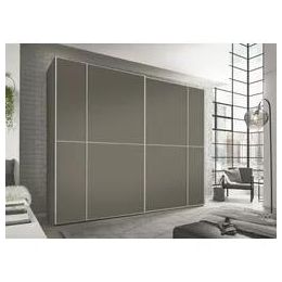 Schwebet&uuml;renschrank STAUD "Sonett 200, Made in Germany", braun (mocca), B:249cm H:240cm T:68cm, Holzwerkstoff, Schr&auml;nke, Schwebet&uuml;renschrank, mit vier verschiedenen Ausstattungsvarianten