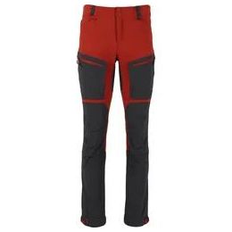 Cargohose WHISTLER "Kodiak", Jungen, Gr. 10, EURO-Gr&ouml;&szlig;en, rot (rot, schwarz), 88% Nylon, 12% Elasthan, mehrfarbig, lang, Hosen Cargohose, mit atmungsaktiver Eigenschaft