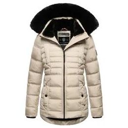Winterjacke Navahoo "Lissandra", Damen, Gr. S (36), grau (taupe), Obermaterial: 100% Polyester; Innenseite: 100% Polyester, Jacken Winterjacke, mit hochwertigem Steppdesign