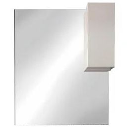 Spiegelschrank Welltime "Vittoria", wei&szlig; (wei&szlig; hochglanz lack), B:100cm H:110cm T:18cm, FSC-zertifizierter Holzwerkstoff, Schr&auml;nke, Spiegelschrank, Badspiegelschrank mit 1 T&uuml;r, inkl. Beleuchtung LED, Breite 100