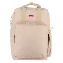 Levi's Cityrucksack LEVI'S, Gr. B/H/T: 27cm x 45cm x 14cm, grau (taupe), Polyester, Rucks&auml;cke Cityrucksack, Freizeitrucksack, Schulrucksack, Arbeitsrucksack