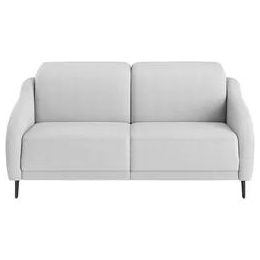 Sit & More 3-Sitzer SIT & MORE "Blues", silber, B:192cm H:93cm T:104cm, 100% Polyester, Sofas, wahlweise mit Klapptisch und USB