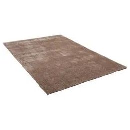 Hochflor-Teppich Gino Falcone "Alessandro" Gr. 4, beige (dunkelbeige), B:160cm H:25mm L:230cm, Kunstfaser, Teppiche, besonders weich durch Microfaser, ideal im Wohnzimmer & Schlafzimmer