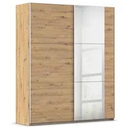 Schwebet&uuml;renschrank Rauch "Kleiderschrank Schrank Garderobe TOPSELLER AURELIO", braun (eiche artisan), B:175cm H:210cm T:59cm, Holzwerkstoff, Schr&auml;nke, Schwebet&uuml;renschrank, zeitloses Design, viele Farben, Breiten 175/218/261 cm MADE IN GERMANY