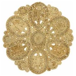 Sisalteppich CarpetFine "Juteteppich Liam", beige (natur), H:13mm &Oslash;:120cm, Jute, Teppiche, Sisalteppich, nat&uuml;rliches Pflanzenmaterial von Hand gewebt, Boho Style