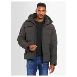 Winterjacke Alessandro Salvarini "ASDiego", Herren, Gr. M, grau (dunkelgrau), Obermaterial: 55% Baumwolle, 45% Polyamid; Innenseite: 100% Polyester, Jacken Winterjacke, mit extra hohem Kragen und vielen Taschen
