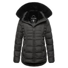 Winterjacke Navahoo "Lissandra", Damen, Gr. M (38), schwarz, Obermaterial: 100% Polyester; Innenseite: 100% Polyester, Jacken Winterjacke, mit hochwertigem Steppdesign