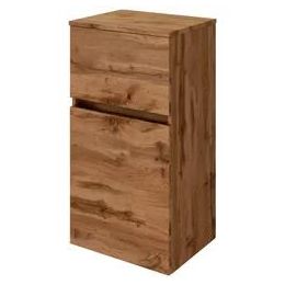 Unterschrank Welltime "Baabe", braun (eiche), B:40cm H:79cm T:35cm, Holzwerkstoff, Schr&auml;nke, Unterschrank, Badm&ouml;bel, Breite 40 cm