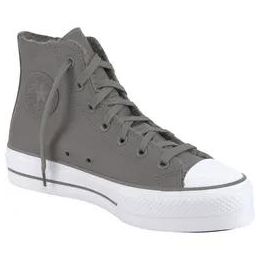 Sneaker Converse "CHUCK TAYLOR ALL STAR LIFT PLATFORM", Damen, Gr. 37, wei&szlig; (stone, wei&szlig;), Synthetik, Schuhe Sneaker, gef&uuml;ttert