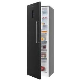 Exquisit Gefrierschrank "GS295-NF-H-040D", Energieeffizienz: D (A-G), silber (schwarz), B:60cm H:185cm T:66cm, Gefrierschr&auml;nke, 4*-Gefrierschrank NoFrost mit LED-Anzeige&Ice-Maker f&uuml;r schnelles Eis