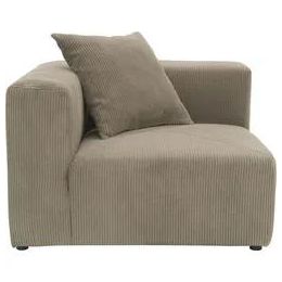 Sofa-Eckelement Home Affaire "Gerrid", braun (schlamm), B:108cm H:69cm T:108cm, 100% Polyester, Polsterelemente, Cord-Bezug, Modul-Eckelement, auch einzeln stellbar