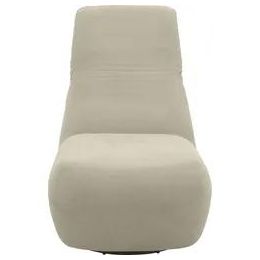 Relaxsessel Home Affaire "Emberson Sessel, R&uuml;ckenlehne hochklappbar, Drehsessel", beige (natur), B:68cm H:67cm T:88cm, 92% Polyester, 8% Nylon, Sessel, Relaxsessel, R&uuml;ckenverstellung, Drehfunktion, wahlweise auch Swivel (Wipp) Funktion