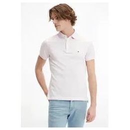 Poloshirt Tommy Hilfiger "1985 SLIM POLO", Herren, Gr. XXXL (58), rosa (light pink), Piqu&eacute;, Obermaterial: 96% Baumwolle, 4% Elasthan, bestickt, unifarben, Shirts, Markenstickerei, aus Baumwoll-Piqu&eacute;