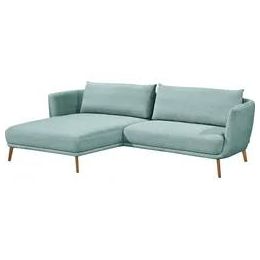 Sch&ouml;ner Wohnen Ecksofa "Pearl - 5 Jahre Hersteller-Garantie, auch in Boucl&eacute; L-Form", blau (petrol), B:270cm H:71cm T:160cm, 100% Polyester, SCH&Ouml;NER WOHNEN-KOLLEKTION, Sofas, Ecksofa, Ma&szlig;e (B/H/T): 270/71/160 cm, F&uuml;&szlig;e aus Massivholz