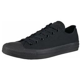 Sneaker Converse "Chuck Taylor All Star Seasonal Ox Monocrome", Gr. 44,5, schwarz (schwarz, monochrome), Textil, Schuhe Skaterschuh Canvassneaker Sneaker low