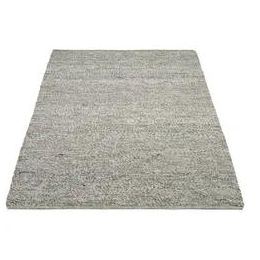 Teppich OCI DIE TEPPICHMARKE "FAVORIT", grau (charcoal), B:80cm H:12mm L:250cm, Wolle, Teppiche, Teppich, Handweb-Teppich aus Indien, handgewebt, hochwertig verarbeitet