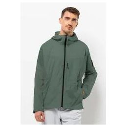 Outdoorjacke Jack Wolfskin "WANDERJAHR JKT M", Herren, Gr. XXL (58), gr&uuml;n (hedge, gr&uuml;n), OBERSTOFF: 100% POLYAMID. Futter: 100% POLYESTER, Jacken Outdoorjacke