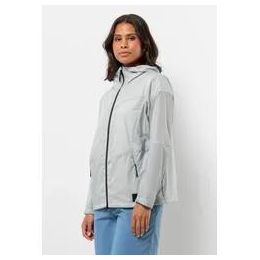 Funktionsjacke Jack Wolfskin "WANDERJAHR JKT W", Damen, Gr. XL (46), grau (cool, grau), OBERSTOFF: 100% POLYAMID. Futter: 100% POLYESTER, Jacken Funktionsjacke