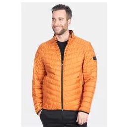 Steppjacke NEW CANADIAN, Damen, Gr. 70, orange, 100% Polyester, unifarben, kurz, hoch geschlossener Ausschnitt, Jacken Steppjacke, in tollem Stepp-Design