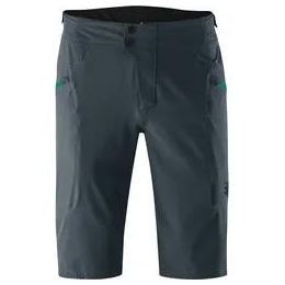 Radhose Gonso "VALDES", Herren, Gr. XL, Normalgr&ouml;&szlig;en, grau (anthrazit), 85% Polyester (Recycelt), 15% Elastan, Hosen, Herren Bike-Shorts, atmungsaktive MTB Fahrradhose, Bund regulierbar