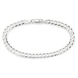 Armband Bruno Banani "Schmuck Geschenk Silber 925 Armschmuck Armkette Panzerkette" Gr. 21, silber (silberfarben), Armb&auml;nder, Herren, 21, Silber 925 (Sterlingsilber), Armband