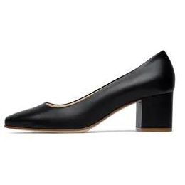Pumps Henry Stevens "Audrey P50 Businessschuh", Damen, Gr. 39, schwarz, Ziegennappa, Schuhe Pumps, High Heels Damen Leder handgefertigt, Damenpumps