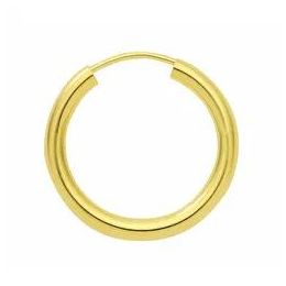 Adelia&acute;s Paar Creolen ADELIA ́S "Damen Goldschmuck 1 Paar 585 Gold Ohrringe / Creolen &Oslash; 38 mm", gold, Ohrringe, Damen, Damen, Gold, 585 Gold Goldschmuck f&uuml;r Damen
