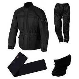 Nerf Motorradkombi NERVE "NERVE Set" Gr. M, schwarz, Overalls, M, N-Gr, Obermaterial: 100% Polyester. Innenseite: 100% Polyester