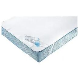 Matratzenauflage "Protect & Care, 70x140, 90x200 cm und weiteren Gr&ouml;&szlig;en, wasserdicht", wei&szlig;, B:200cm L:220cm, Obermaterial: 100% Baumwolle. Beschichtung: 70% Polyethylen, 30% Polypropylen, Dormisette PROTECT & CARE, Matratzenzubeh&ouml;r, Auflage, Allergiker geeignet (Hausstauballergiker)