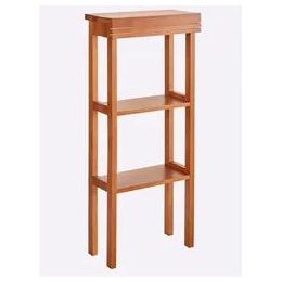 Badregal Heine HOME, beige (natur), B:30cm H:68cm T:15cm, Regale, Badregal