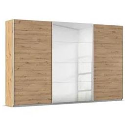 Schwebet&uuml;renschrank OTTO HOME "Kleiderschrank Schrank OTTO ́S CHOICE Garderobe AGORDO", eiche artisan, B:360cm H:229cm T:62cm, Holzwerkstoff, Schr&auml;nke, Schwebet&uuml;renschrank, Top Innenausstattung, in 4 Breiten und 2 H&ouml;hen MADE IN GERMANY, Topseller