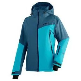 Skijacke Maier Sports "Nuria", Herren, Gr. 46, blau (himmelblau), 100% Polyester, Rundhals, Jacken Skijacke, Damen Winterjacke, wind- und wasserdicht, 3 RV-Taschen, Regular Fit