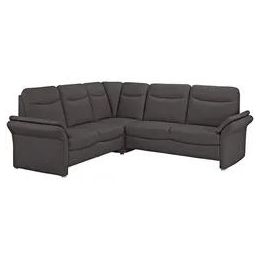 Ecksofa Home Affaire "Tahoma L-Form", braun (mokka), B:251cm H:103cm T:231cm, Sofas, Ecksofa, mit Armlehnfunktion, wahlweise Bettfunktion, Schublade, Relaxfunktion