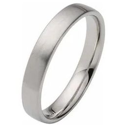 Trauring Firetti "Schmuck Geschenk Hochzeit Ehering "LIEBE" Gr. 18, silber (silberfarben), Fingerringe, Damen, 18, ohne Brillanten, Silber 925 (Sterlingsilber), 4mm, Trauring, Made in Germany, wahlweise mit oder ohne Brillanten