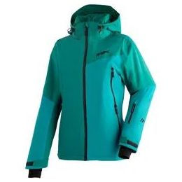Skijacke Maier Sports "Nuria", Herren, Gr. 46, gr&uuml;n (schilfgr&uuml;n), 100% Polyester, Rundhals, Jacken Skijacke, Damen Winterjacke, wind- und wasserdicht, 3 RV-Taschen, Regular Fit