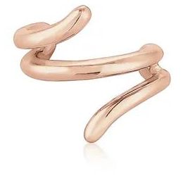 Single-Ohrhaken Elli "Earcuff Ohrklemme Welle 925er Silber", rosa (rosegold), Ohrringe, Damen, onesize, ohne Stein, Silber 925 (Sterlingsilber)