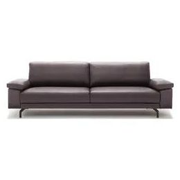 3-Sitzer "CR.450 elegantes Designsofa mit hohem Sitzkomfort", lila (purpurviolett, steingrau), B:220cm H:85cm T:95cm, CREATION BY ROLF BENZ, Sofas