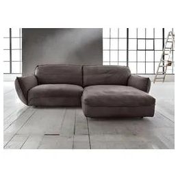 Ecksofa BETYPE "Be Type Be Chilled, Mega Sofa, Bezug: hochwertiges Anilinleder, L-Form", braun, B:280cm H:85cm T:180cm, AnilinLEDER Pallino gewachst (echtes Rindsleder) Das von s&uuml;damerikanischen Rindern stammende Anilinleder wird in F&auml;ssern gef&auml;rbt. Nat&uuml;rliche Merkmale wie Narben, Insektenstiche und Hornst&ouml;&szlig;e bleiben dem 1, 2 - 1, 4 mm starken Leder erhalten und sorgen f&uuml;r ein naturbelassenes Auss